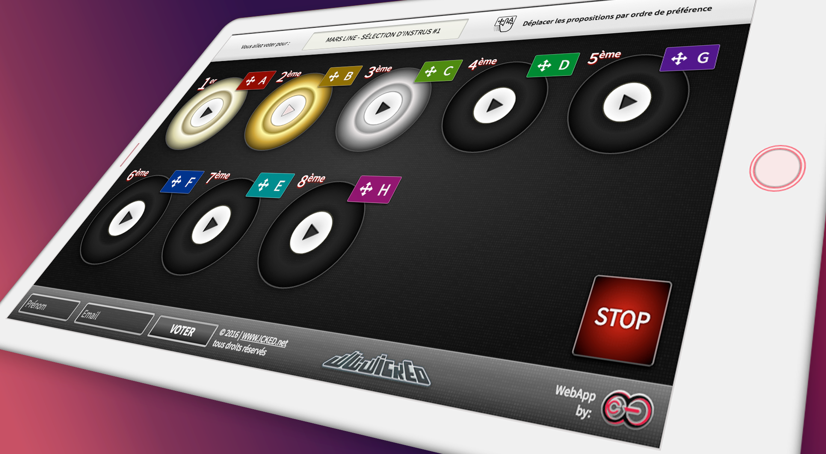 da Feedback Machine (web app) 💽 📀 💿 ⫷ Julian Cataldo ⫸ Développeur Web ...